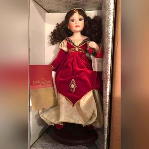 Franklin Mint | Other | Little Juliet Porcelain Doll Franklin Mint Doll ...